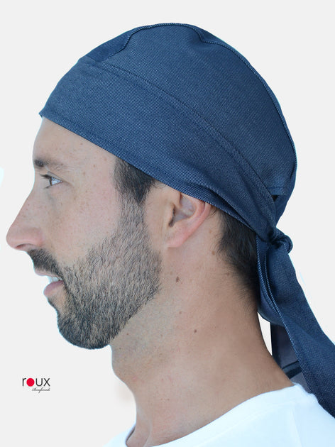 Chef Bandana Denim | Unisex Chef Bandana | Kitchen Accessories – Roux ...